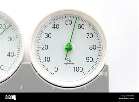 Modern Round Barometer Thermometer Hygrometer Analog Device For