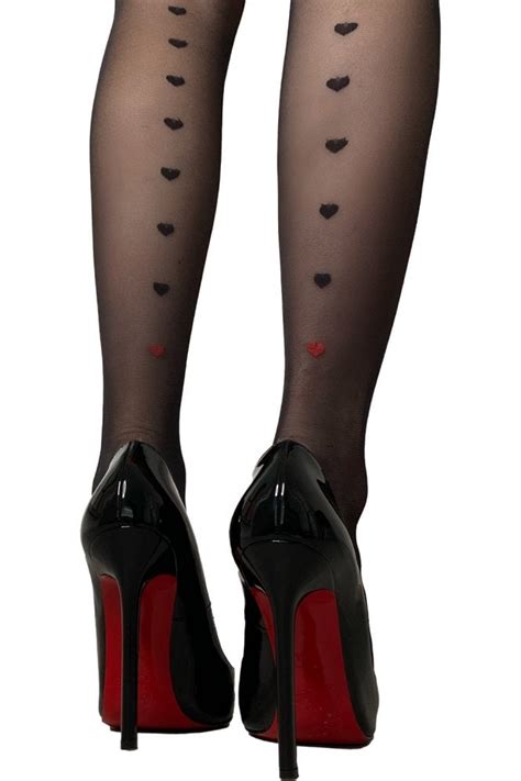 Heart Seam Sheer Tights