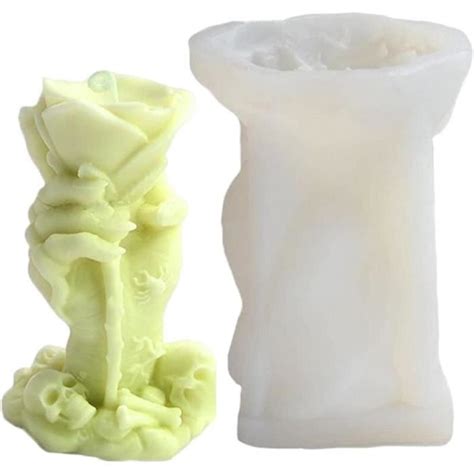 Moule à Bougie 3d En Résine époxy Moule En Silicone à Faire Soi Même