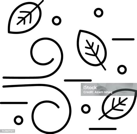 말린 나뭇잎 벡터 아이콘 디자인 가을 또는 가을 활동 기호 낙엽 날씨 표시 수확 시즌 요소 스톡 일러스트레이션 낙엽 잎 날려 개념 0명에 대한 스톡 벡터 아트 및 기타