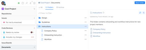 Folder Description Jetbrains Space Documentation
