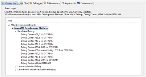 using the juno armv8 a development platform with ds 5 ultimate edition tools software and