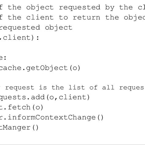 Pseudo Code Of Accept Request Procedure Download Scientific Diagram