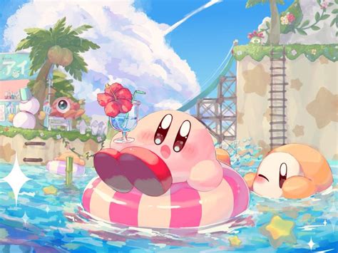 ｶﾅﾆｼ On Twitter カービィ イラスト カービィ 壁紙 アニメの壁紙