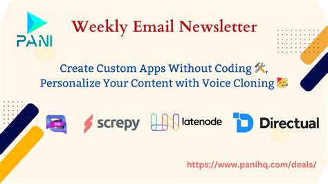 Weekly Emails 87 Create Custom Apps Without Coding 🛠️ Personalize