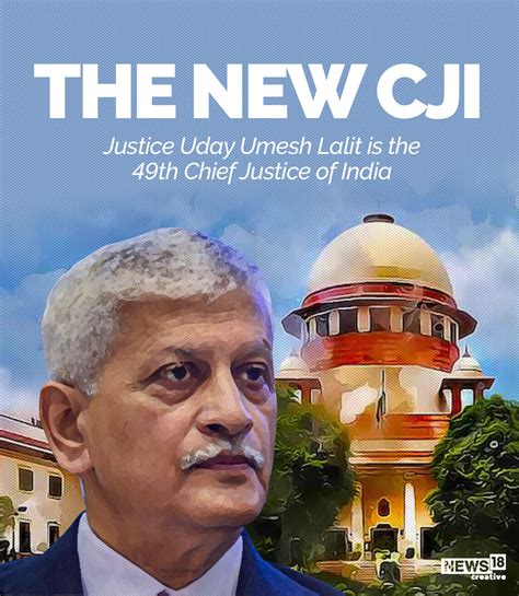 With Less Than 100 Day Tenure Uday Umesh Lalit Sworn In As 49th Chief