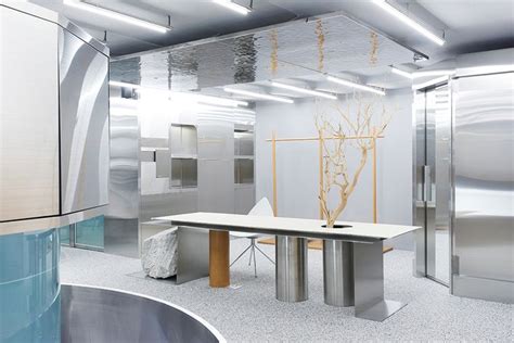 3d 메탈 워터웨이브 유토포스 Ceiling Decor Paneling Wall Design