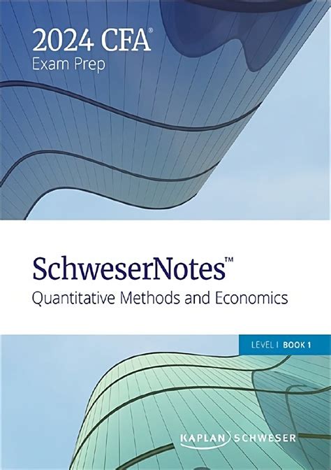 Pdf Cfa Schwesernotes Level I Book Cfa Level Quantitative