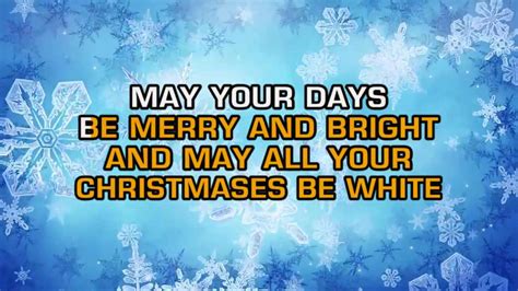 Im Dreaming Of A White Christmas Karaoke Chords Chordify