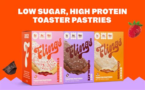 Amazon FLINGS Toaster Pastries Variety Pack High Protein No
