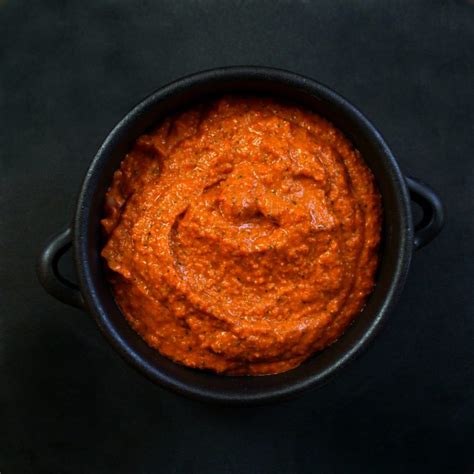 Simple Romesco Sauce Vegan Dish N The Kitchen