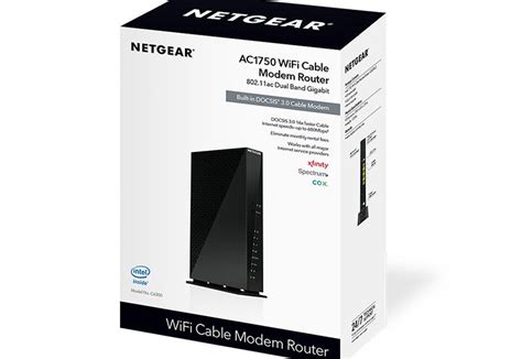 NETGEAR C6300 AC1750 WiFi Cable Modem Router NETGEAR