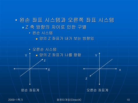 ppt directx9 를 이용한 3d game 프로그래밍 입문 powerpoint presentation id 5589970