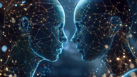 Premium Photo Artificial Intelligence Concept With Digital Twins