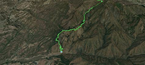 Modjeska Peak Via Joplin Truck Trail California 217 Reviews Map