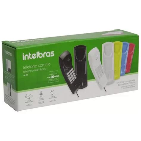Telefone Fixo Fio Gondola Tc 20 Preto Intelbras Salvador Informática