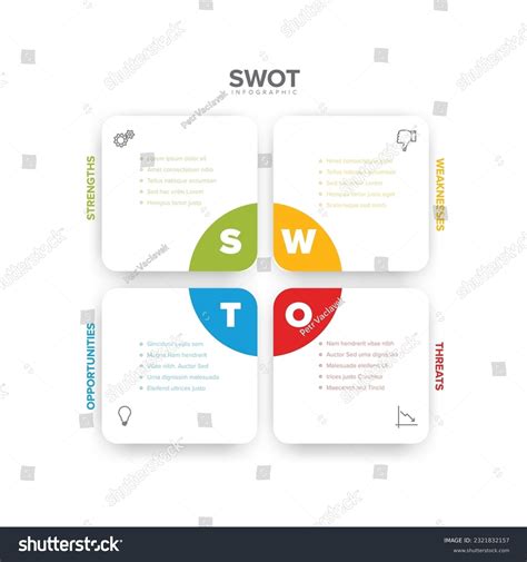 Vector SWOT Strengths Weaknesses Royalty Free Stock Vector Avopix Com