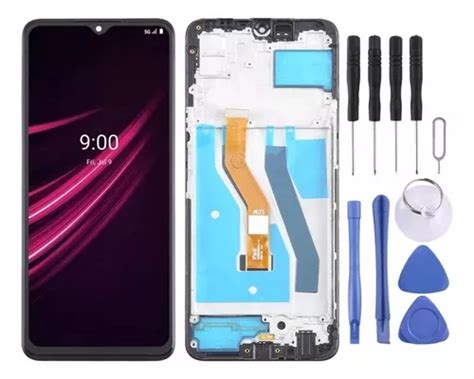 1 Para Pantalla Lcd Revvl V 5g De T mobile Con Marco Meses sin interés