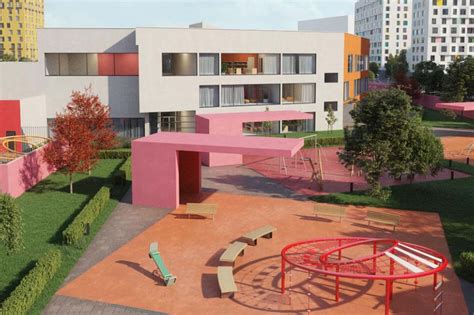 Детский сад с зимним садом ввели в составе ЖК Green Park в Москве в блоге Детские сады и школы