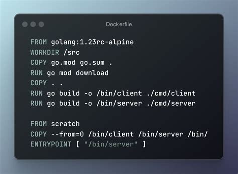 How To Save Docker Images With Multi Stage Builds Amartya Sinha