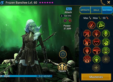 Help With My Frozen Banshee Rraidshadowlegends