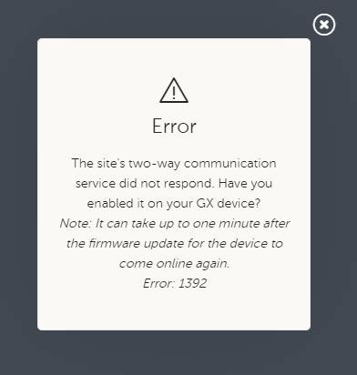 Firmware Update GX VictronEnergy