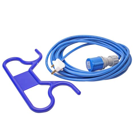 25m Caravan Extention Lead With Caravan Electrical Fittings And Easy