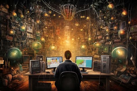 Techies Dream Day Cyber Monday Bliss Premium AI Generated Image
