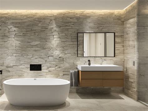 Interior Design Of Bathroom And Bathroom Stone Decoration Project For