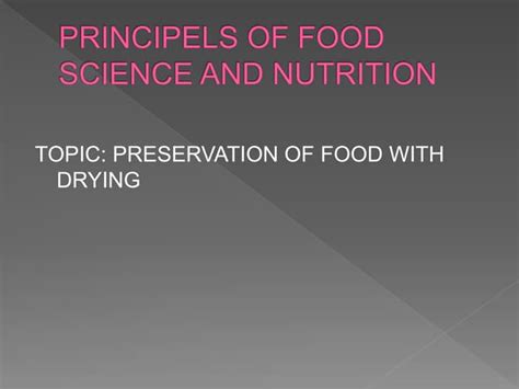 Drying Of Fish Method Of Fish Preservation Pptx