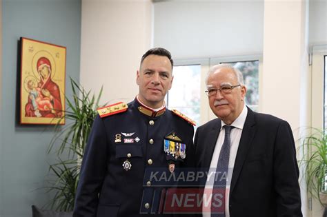 Στα Καλάβρυτα ο νέος Διοικητής του ΚΕΤΧ Πάτρας Ταξίαρχος Ευάγγελος Τούντας ΚΑΛΑΒΡΥΤa News