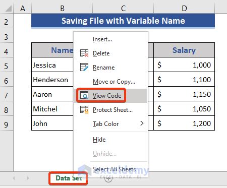 Excel VBA To Save A File With Variable Names 5 Examples ExcelDemy