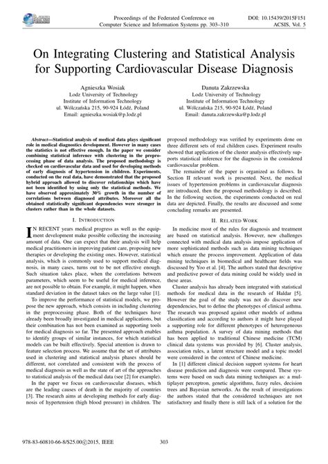 pdf on integrating clustering and statistical analysis for supporting