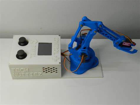Automated Robotic Arm That Learns Ft Tinkercad Arduino Mega Eezybotarm Arduino Robot Arm