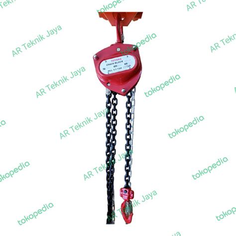 Jual Chain Block Manual Katrol Toyama 1 Ton X 5 Meter Heavy Duty Kota