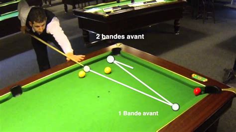 Deux Bandes Avant Billard Pool Par C Ruiz Youtube
