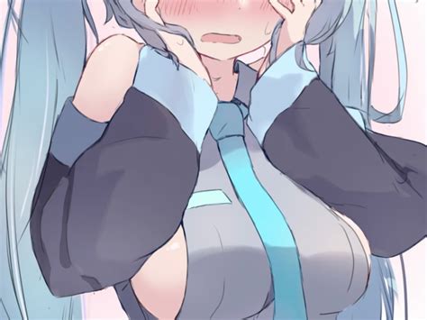 おっぱい自分は他人から何を言われてもミクのおっぱいは大きく描くし横乳を大切にする絵を もちよのイラスト