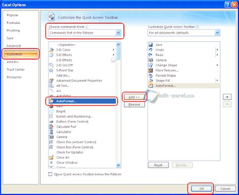 Memanfaatkan Fitur Autoformat Untuk Desain Tabel Dan Data Dalam Excel Adh Excel Com Tutorial