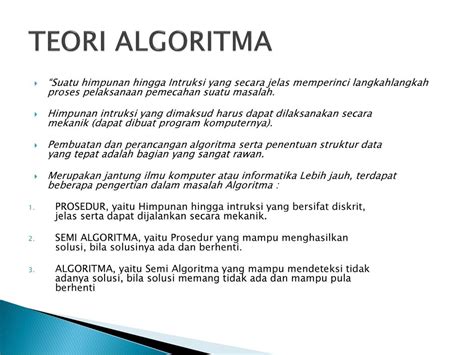 ALGORITMA PEMROGRAMAN 1A Ppt Download