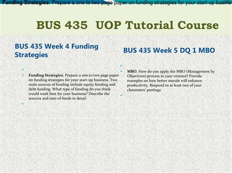 PPT BUS UOP Tutorial Course Uoptutorial PowerPoint Presentation ID