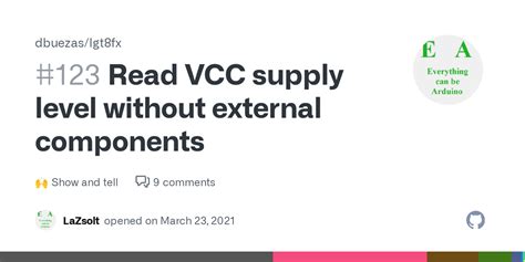 Read Vcc Supply Level Without External Components · Dbuezas Lgt8fx