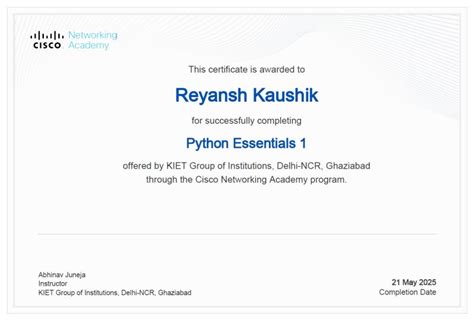 Cisconetworkingacademy Python Cybersecurity Techskills