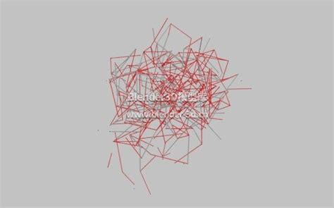 Blender 线条生成 Geometry Nodes 3d模型素材资源免费下载 Blender3d模型库