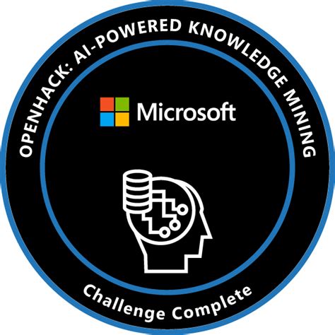 OpenHack AI Powered Knowledge Mining Credly
