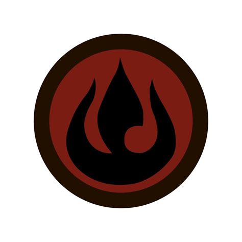 Fire Element Sign Vector All Elements Are Isolated 13650147 Vector