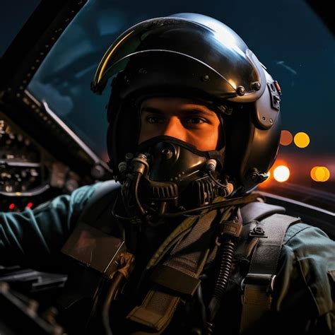 Premium Photo Dramatic Shot Of A Pilot Performing Precision Maneuvers