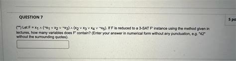 Solved 7 Chegg Com