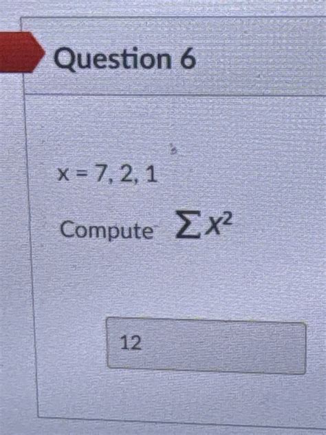 Solved Question X Compute X Chegg