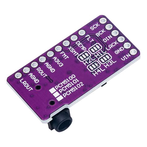 Pcm5102a Dac Interfaz I2s Para Reproductor De Formato Phat Unit