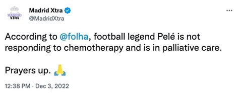 Football Legend Pele Is Moved To Palliative Care In Hospital Daily
